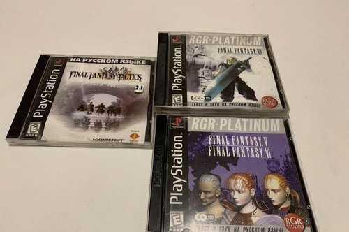 Final Fantasy V, VI, VII и Tactics, PE для PS1