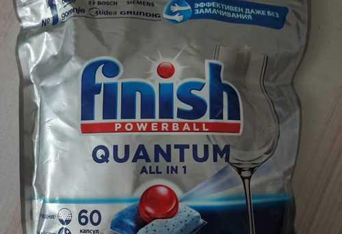 Finish quantum капсулы для посудомоечной машины