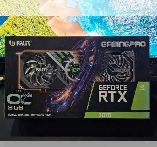 Видеокарта rtx 3070 8gb palit gamerock