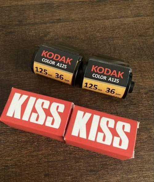 Фотопленка 35мм kodak color 125 agfa луч kiss 400