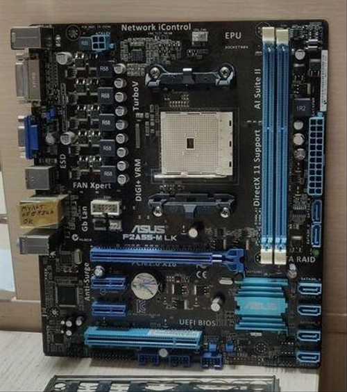 Мат. плата asus F2A55-M/FM2/DDR3/mATX