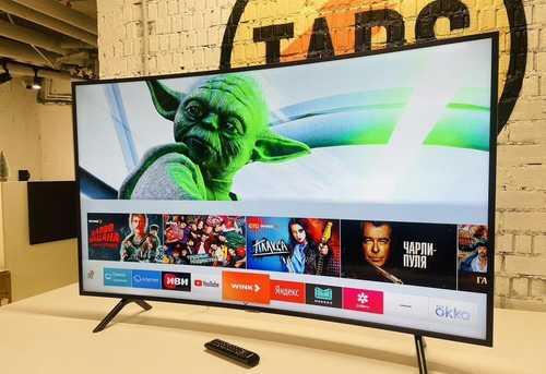 Огромный изогнутый Samsung 140см UHD Smart AirPlay