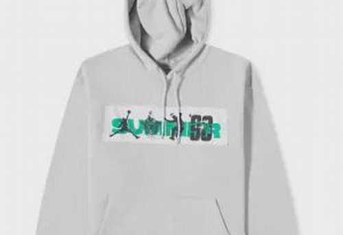 Худи Air Jordan x Union Fleece, серый
