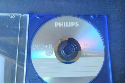 Чистый диск DVD+R Philips