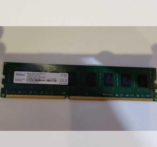 Оперативная память ddr3 8 gb Netac