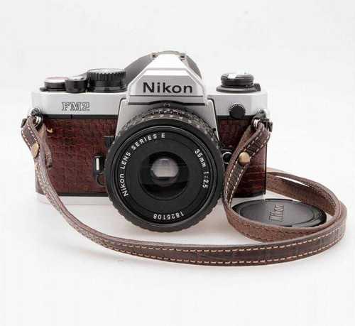 Nikon FM2n с объективом 35мм f/2.5