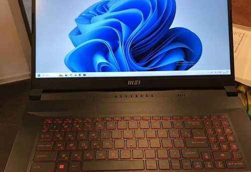 Игровой ноутбук 17.3" MSI GF76 Katana 11SC-483XRU, 256 ГБ, Core i5-11400H, RAM 8 ГБ, GeForce GTX 1650 4 ГБ