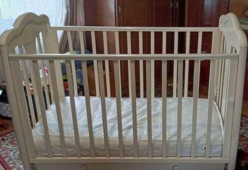 Детская кровать Гандылян и пеленальный комод