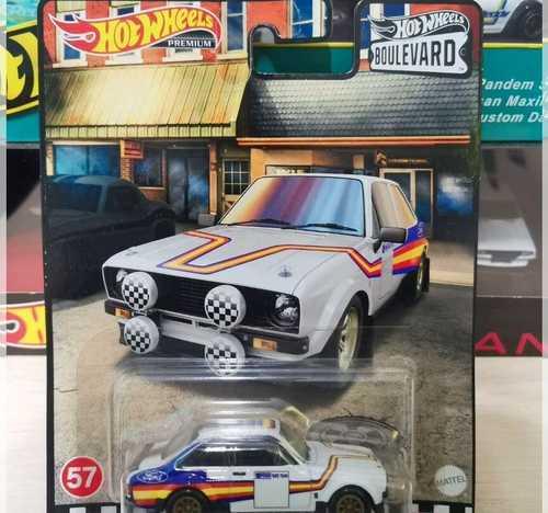 Hot wheels premium '78 Ford escort rs 1800 mk2