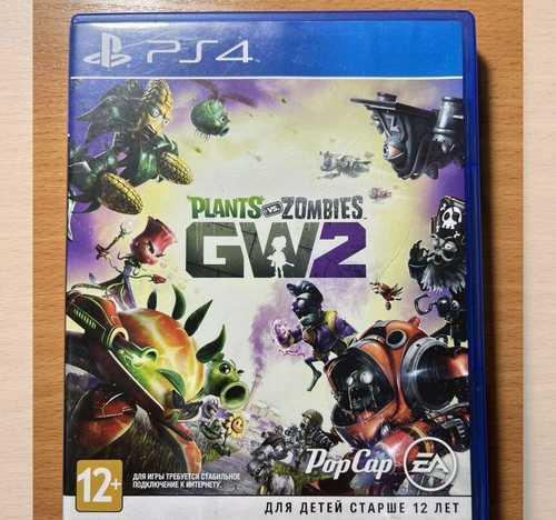 Игра для playstation ps4, plants vs zombies gw 2