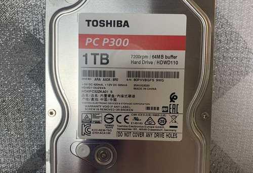 Жёсткий диск Toshiba p300 1tb отличный