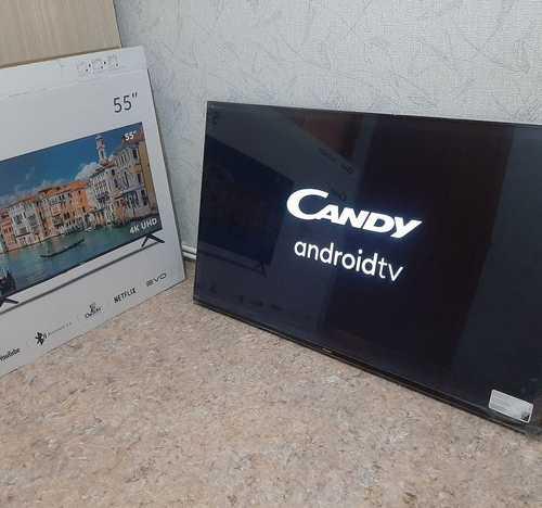 Телевизор Candy Uno 55" 4K UHD LED Android SMART T