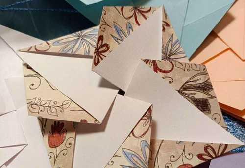 Свадебные конверты ручной работы оригами