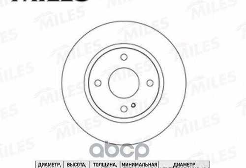 Диск тормозной ford fiesta IV 08- передний вент