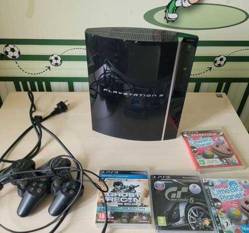 Sony PS3 fat   4 игры