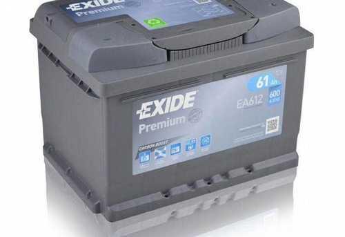 Аккумулятор Exide Premium 61Ач обрат. поляр. EA612