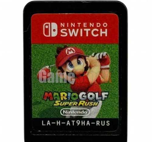 Mario Golf: Super Rush (Nintendo Switch, Русские субтитры, Б/У, без обложки)