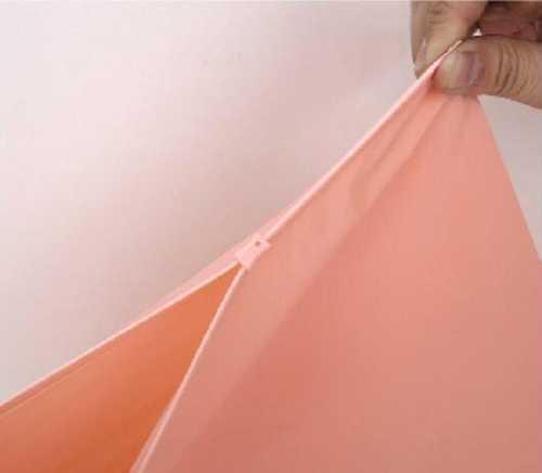 Розовый пакет Зип Лок с бегунком, 20х25 см, 1 шт