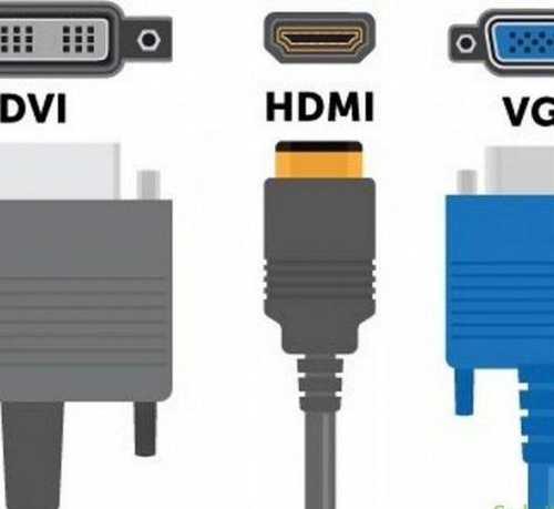 Кабели VGA, DVI, hdmi, Display Port:
