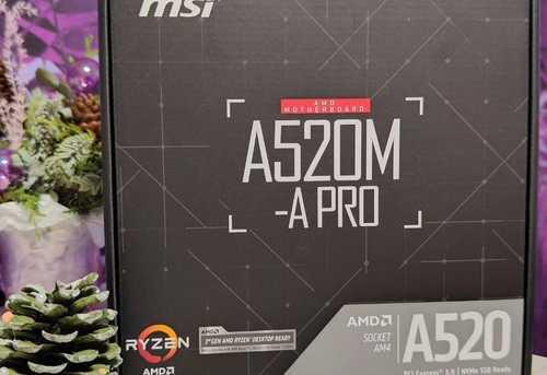 Материнская плата MSI A520M-A PRO