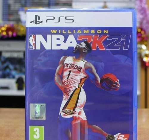 NBA 2k21 (PS5, английская версия, бу)