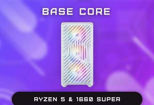 «Base core» пк ryzen 5 5500/1660 super 6 гб/16 гб