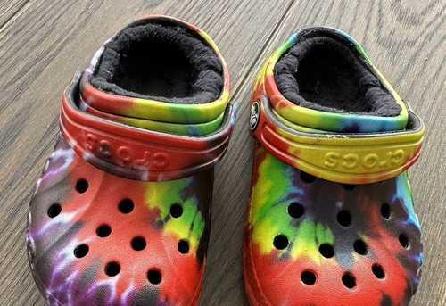 Crocs сабо детские утепленные