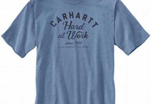 Футболка Carhartt Heavyweight Hard AT Work skyston