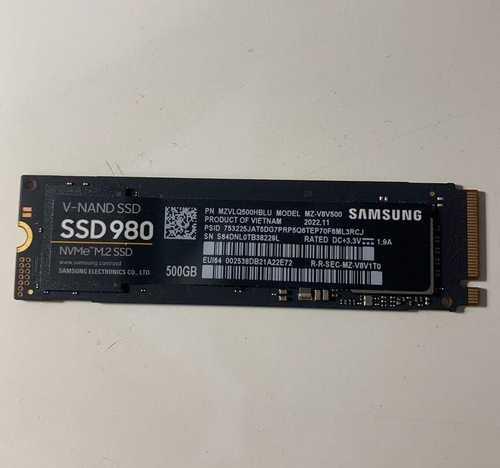 Ssd m2 Samsung 980 500gb