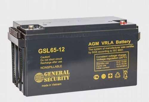 Аккумулятор General Security GSL 65-12