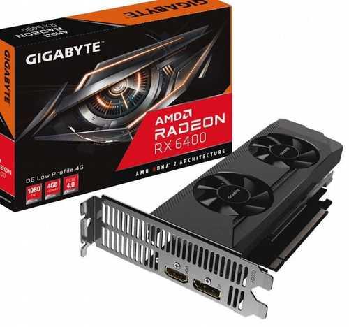 Gigabyte AMD Radeon RX 6400 D6 LOW profile