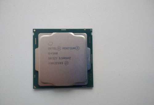 Процессор intel pentium g4560 с кулером