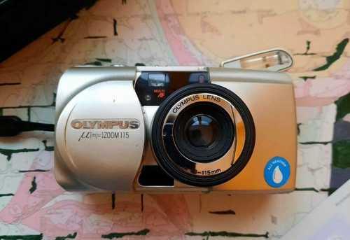Olympus Mju Zoom 115 плёночный фотоаппарат