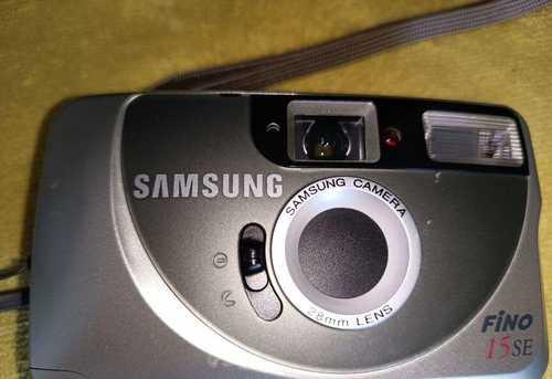 Плёночный фотоаппарат Samsung с плёнкой