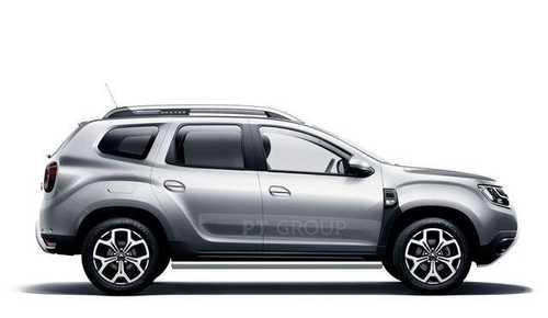 Защита порогов Renault Duster 2021