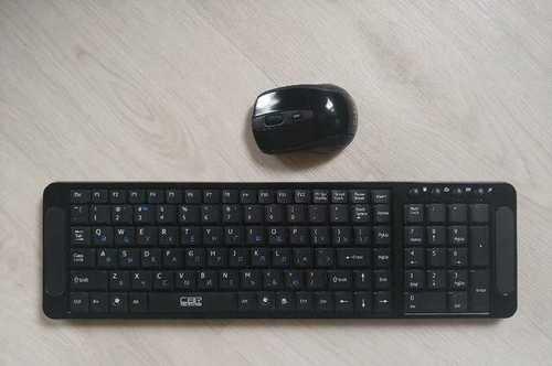 Беспроводная клавиатура + мышь CBR SET 708