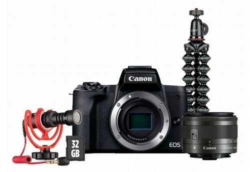 Фотоаппарат Canon EOS M50 Mark II Vlogger Kit