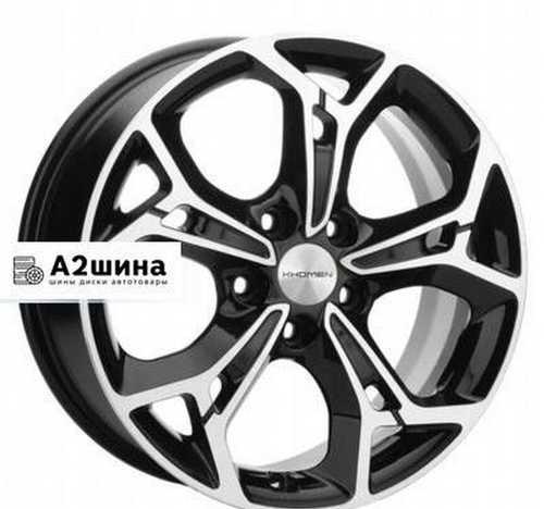 Диски Khomen Wheels KHW1702 (Jolion) Black-FP 7*17 5*114,3 ET37 66,5