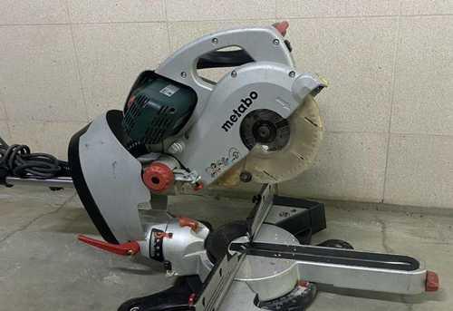 Торцовочная пила metabo kgs 216 plus