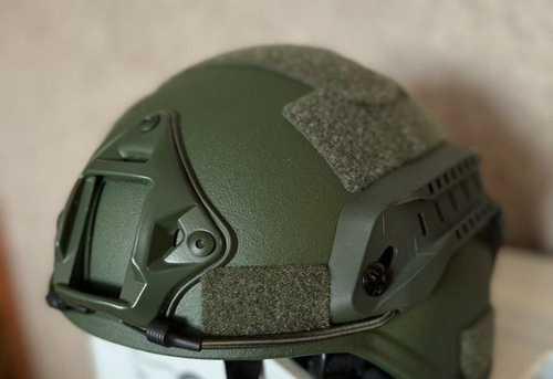 Шлем тактический военный бр2 с защитой ушей