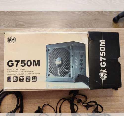 Блок питания Cooler master g750m