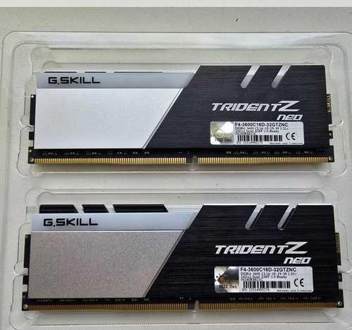 Оперативная память DDR4 G.skill Trident Z NEO 32GB