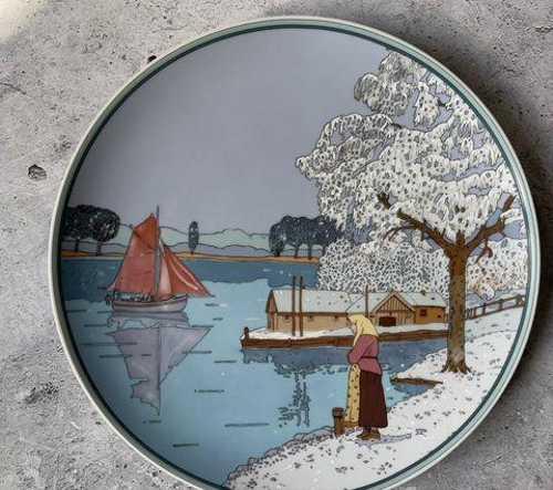 Настенная тарелка «Зимняя рыбалка» Villeroy&Boch