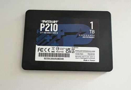 Ssd 1tb новый patriot p210