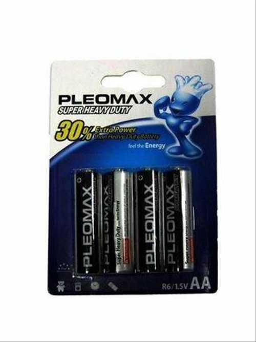 Батарейки Pleomax Plus R6 AA X4 4шт