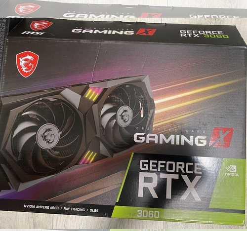 Видеокарты MSI GeForce RTX 3060 gaming X