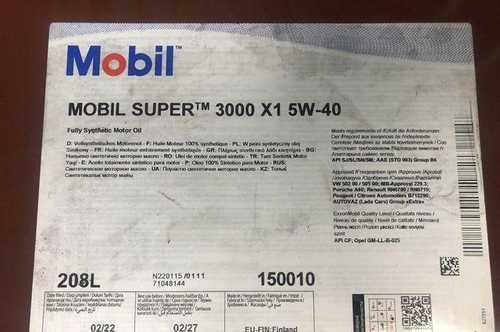 Масло Mobil super 5w40 +замена и осмотр подвески