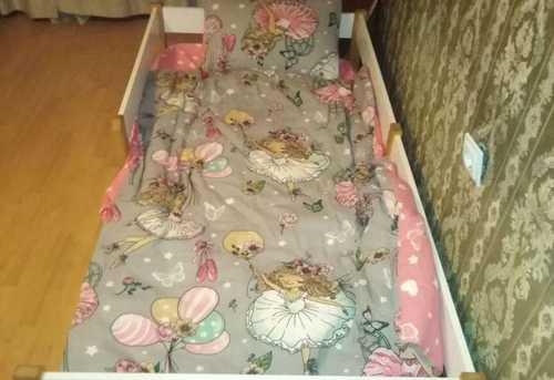 Продам детскую кровать вместе с матрасом