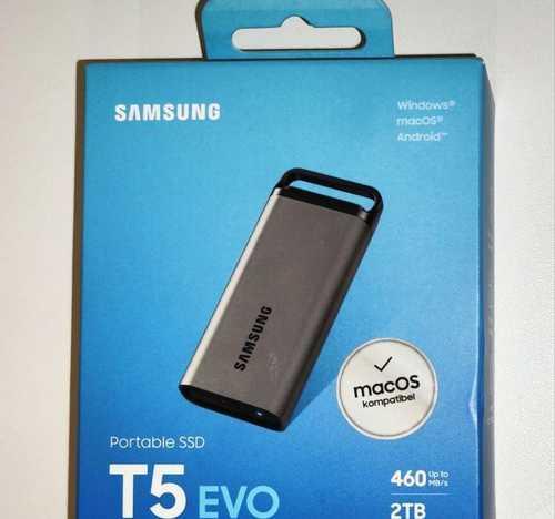 Внешний SSD Samsung T5 evo 2Tb новый