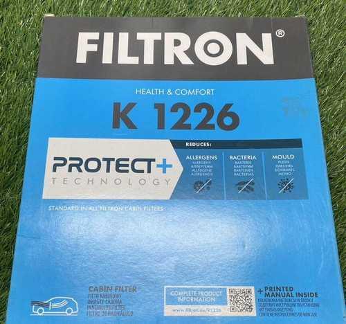 K1226 Filtron Фильтр салона для Volvo